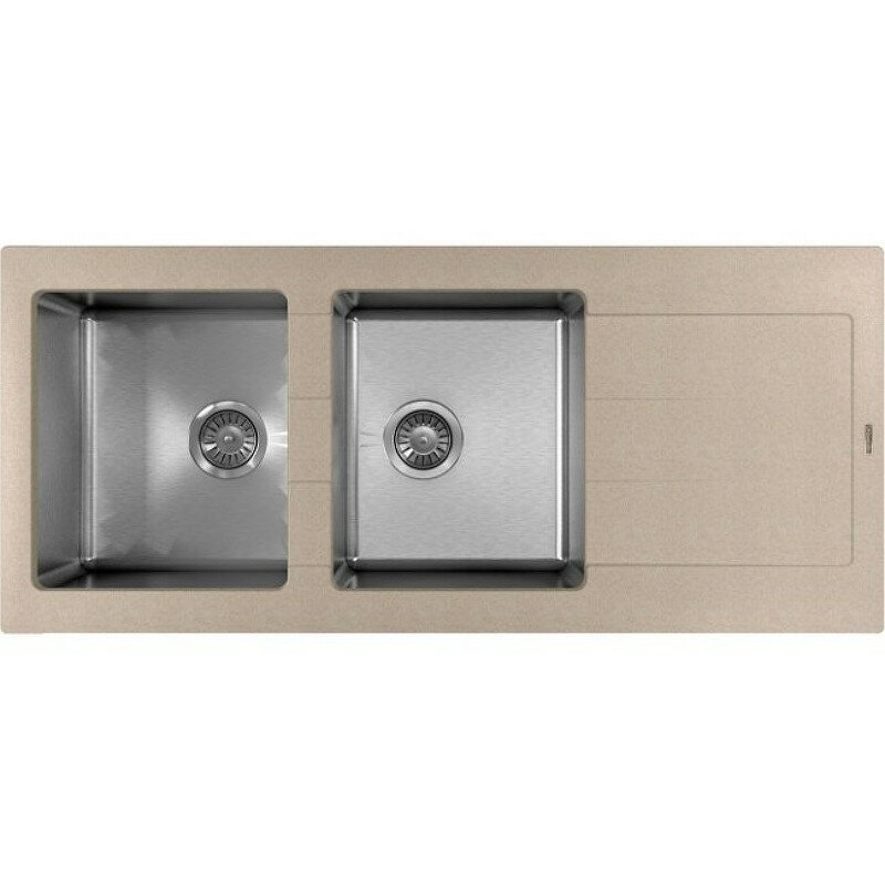 Кухонная мойка Florentina Комби-1160 21.415. E1160.107 Песочная комбинированные встраиваемый