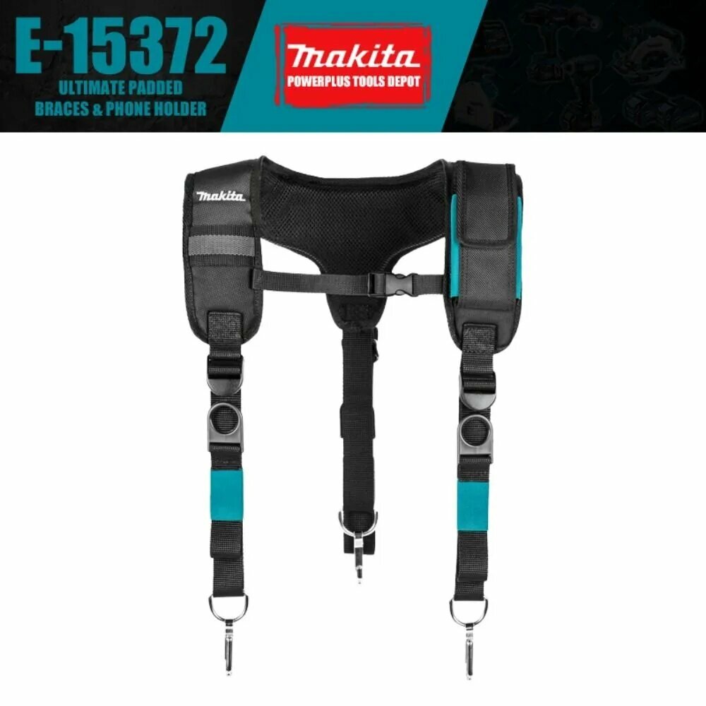 Makita E-15372 Ultimate Мягкие скобы и держатель для телефона Жилет монтажника