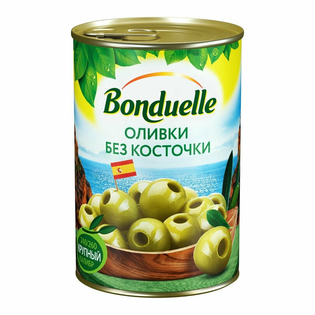 Оливки без косточки бондюэль, 314мл x 5 упаковок