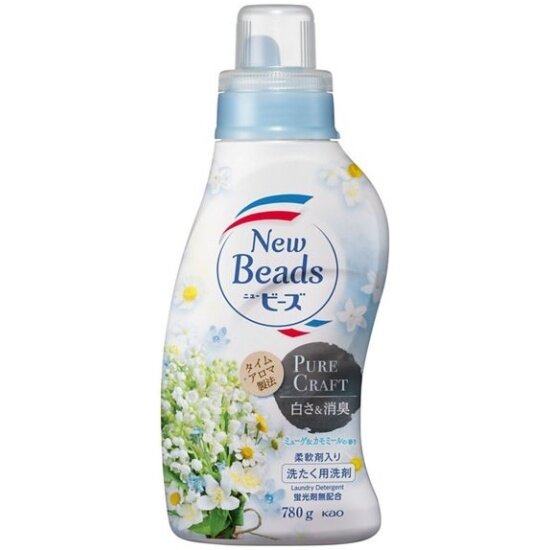 Гель для стирки Attack New Beads Ландыш, с кондиционером, концентрированный, 780 г
