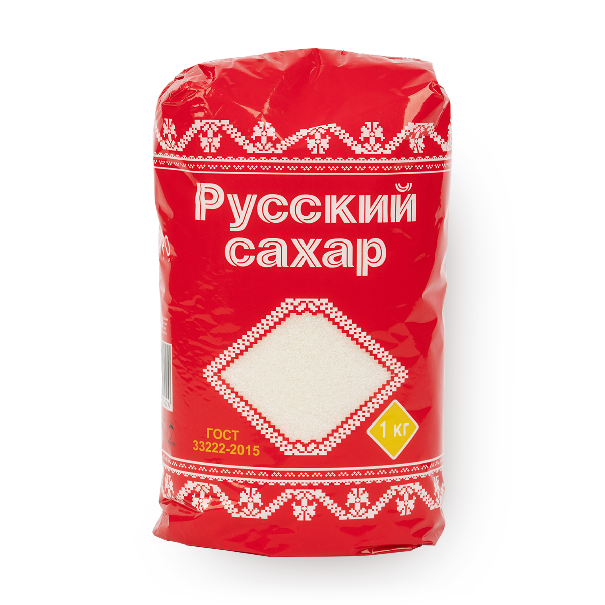 Сахар-песок Русский сахар, гранулированный, 1 кг, бумажный пакет