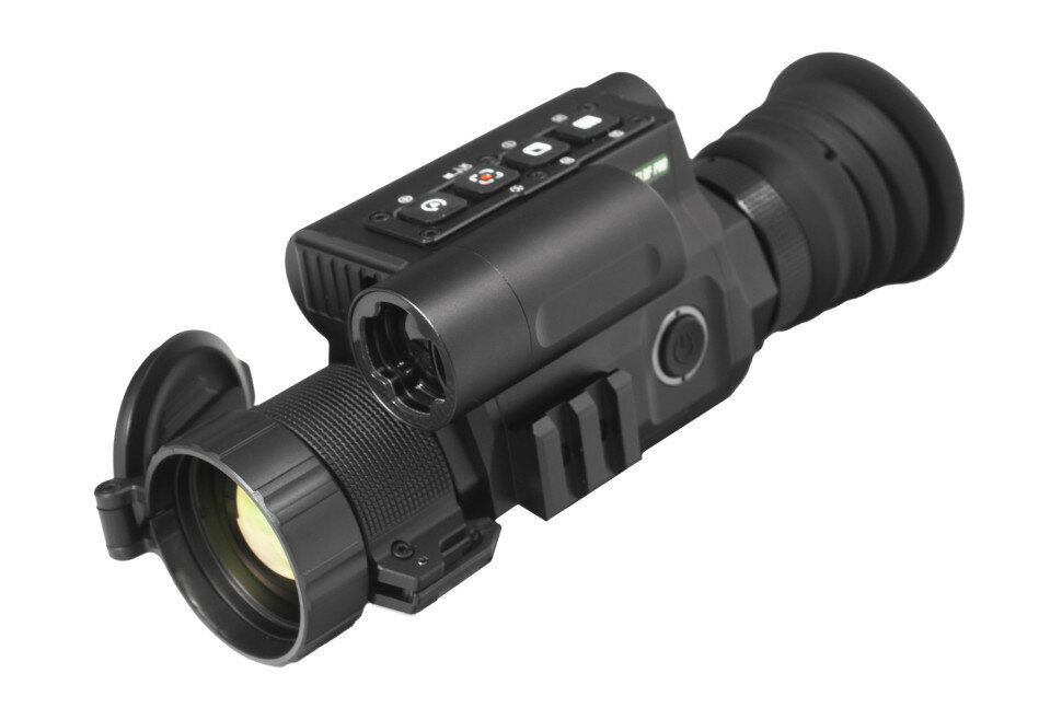 Тепловизионный прицел ATAK ET23-35LRF PRO с дальномером для охоты, дисплей OLED 1024x768, 4 палитры, 3 режима