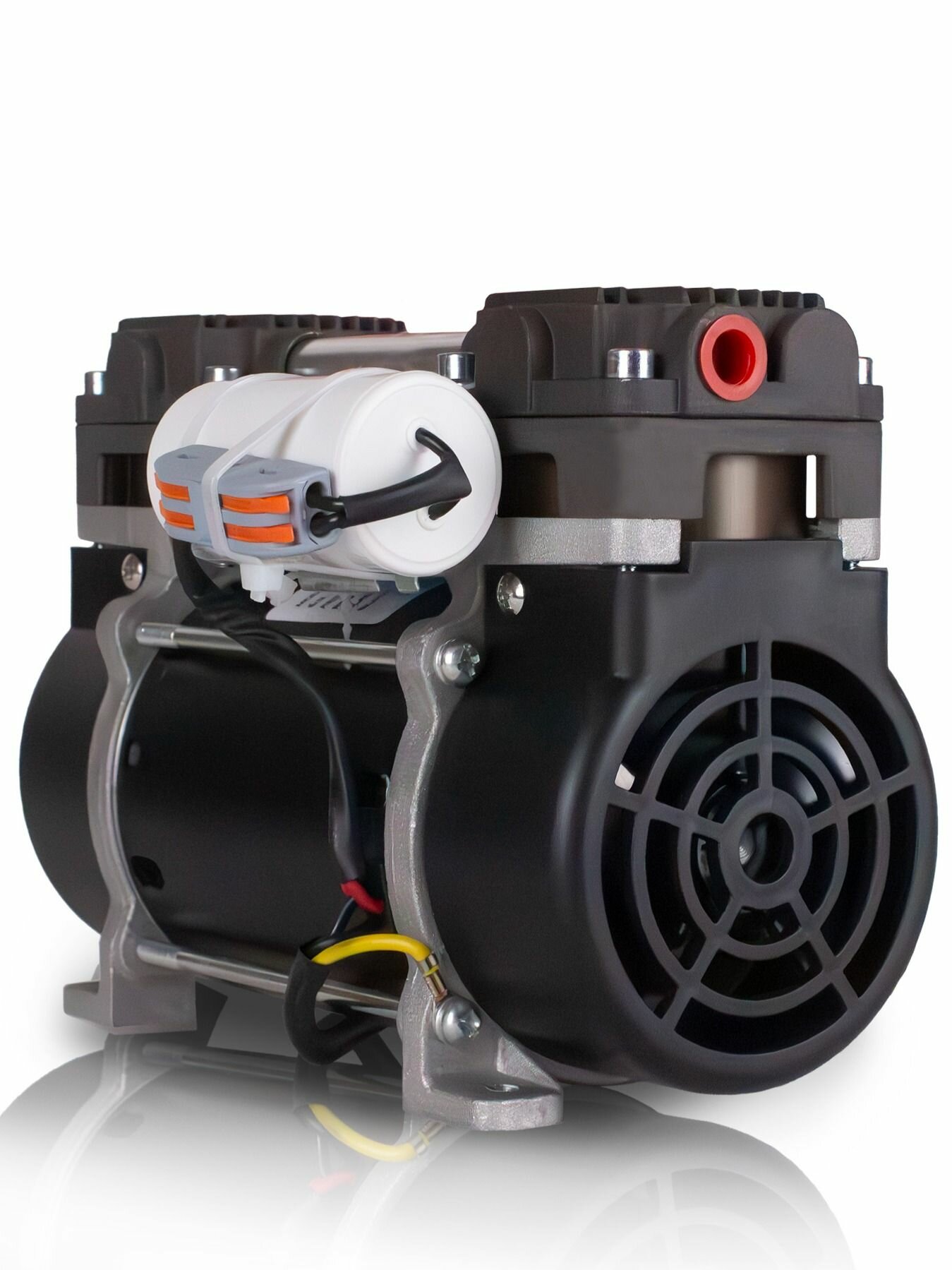 Компрессор для аэрации воды HC100C воздушный двухцилиндровый безмасляный