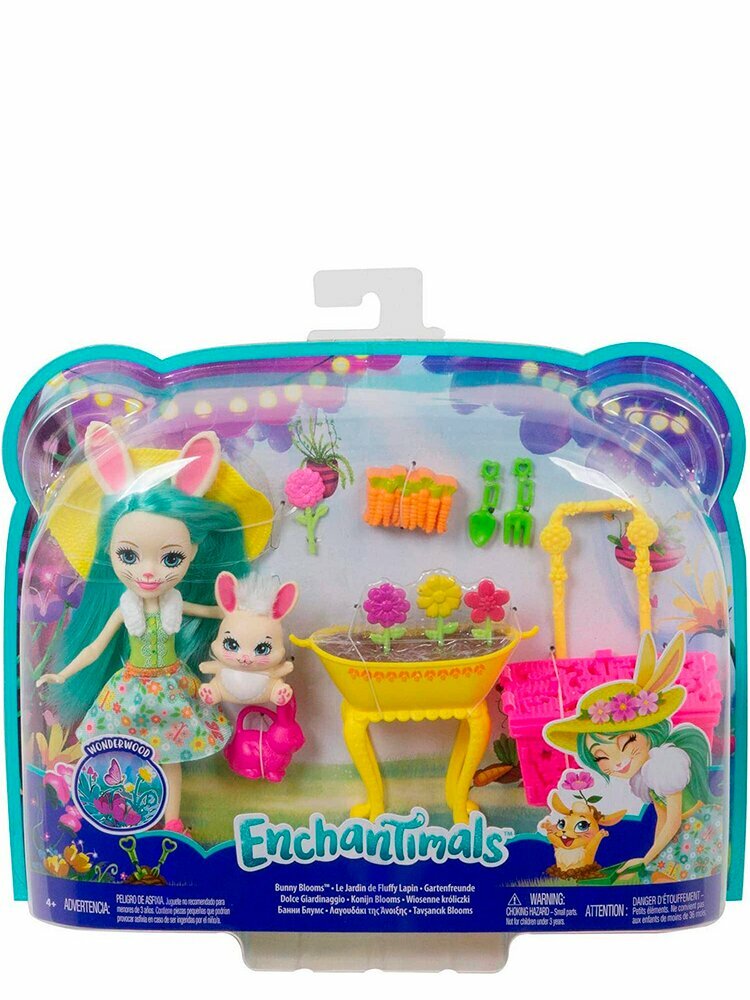 Набор игровой Enchantimals "Банни Блумс" Флаффи Кроля и Моп Энчантималс Mattel