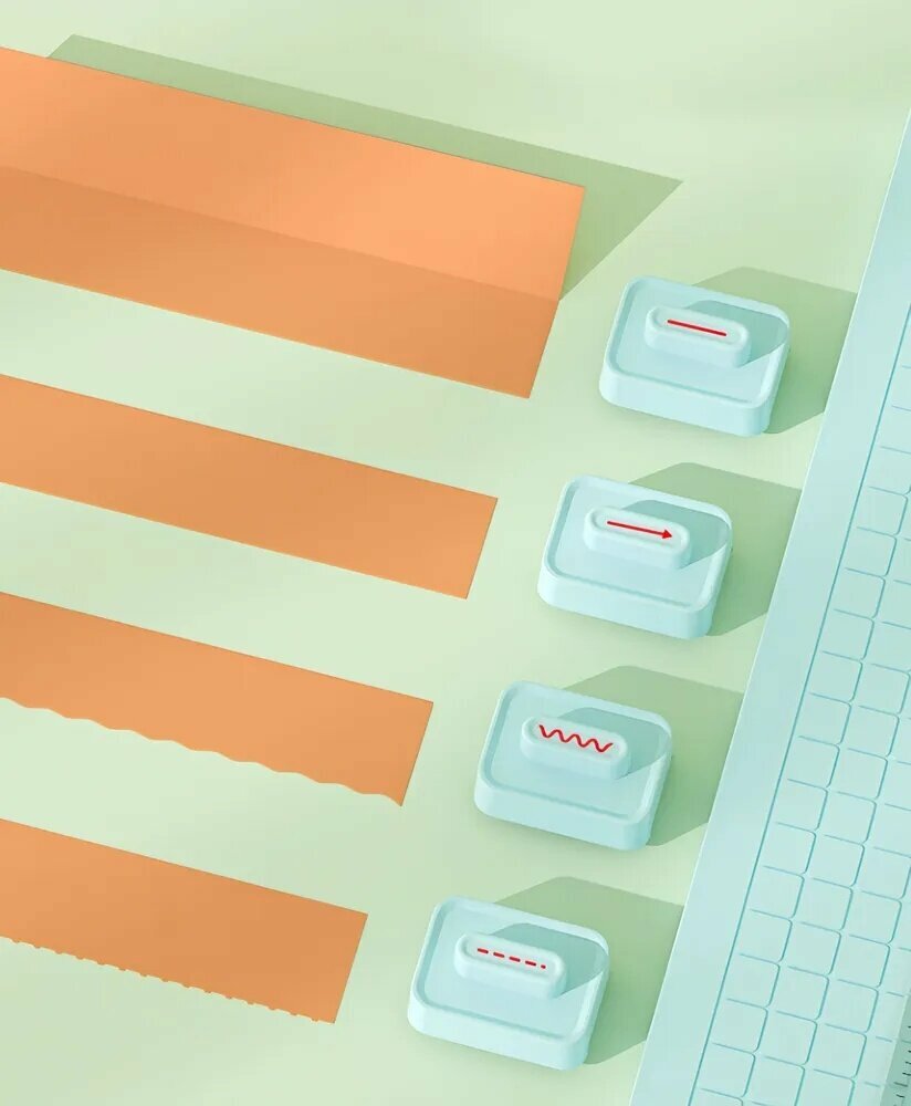 Сменное лезвие-ролик для резаков бумаги, Комплект - 4 шт. нож для резака бумаги