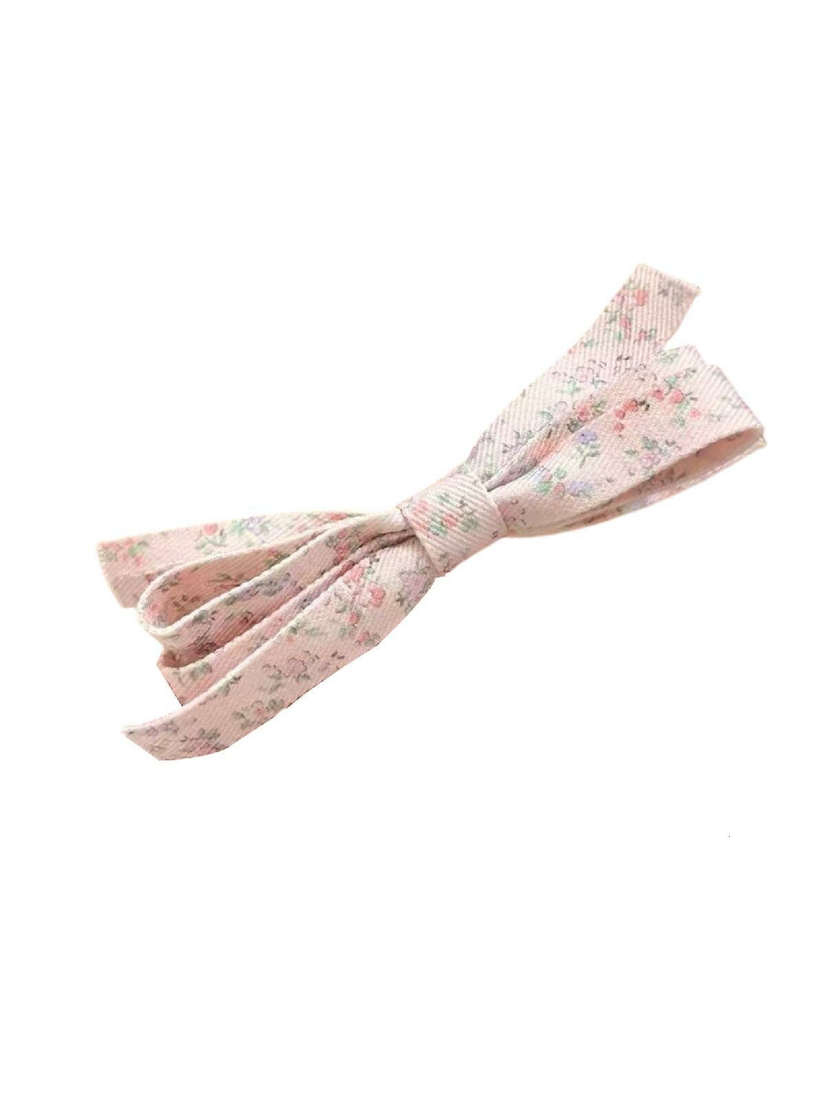 Корейский стиль, заколка для волос с цветочным бантом, Женские прически, заколка для булочек, держатель для конского хвоста