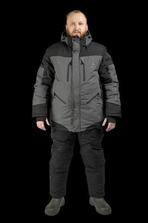 Костюм мужской зимний STEPWAY 5000/5000 таслан серый (FANTOM) (-35С)