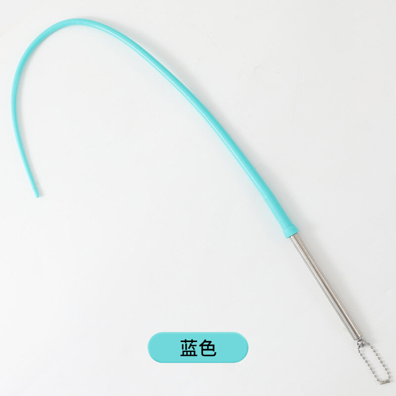 Дразнилка для кошек с хвостиком мышки, выдвижной длинной ручкой, эластичная имитация мыши для игр, устойчивая к укусам