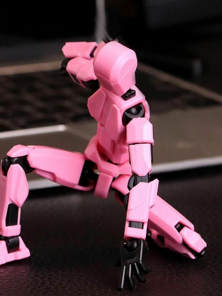 Счастливая кукла с 13-суставным подвижным человеком, напечатанным на 3D-принтере