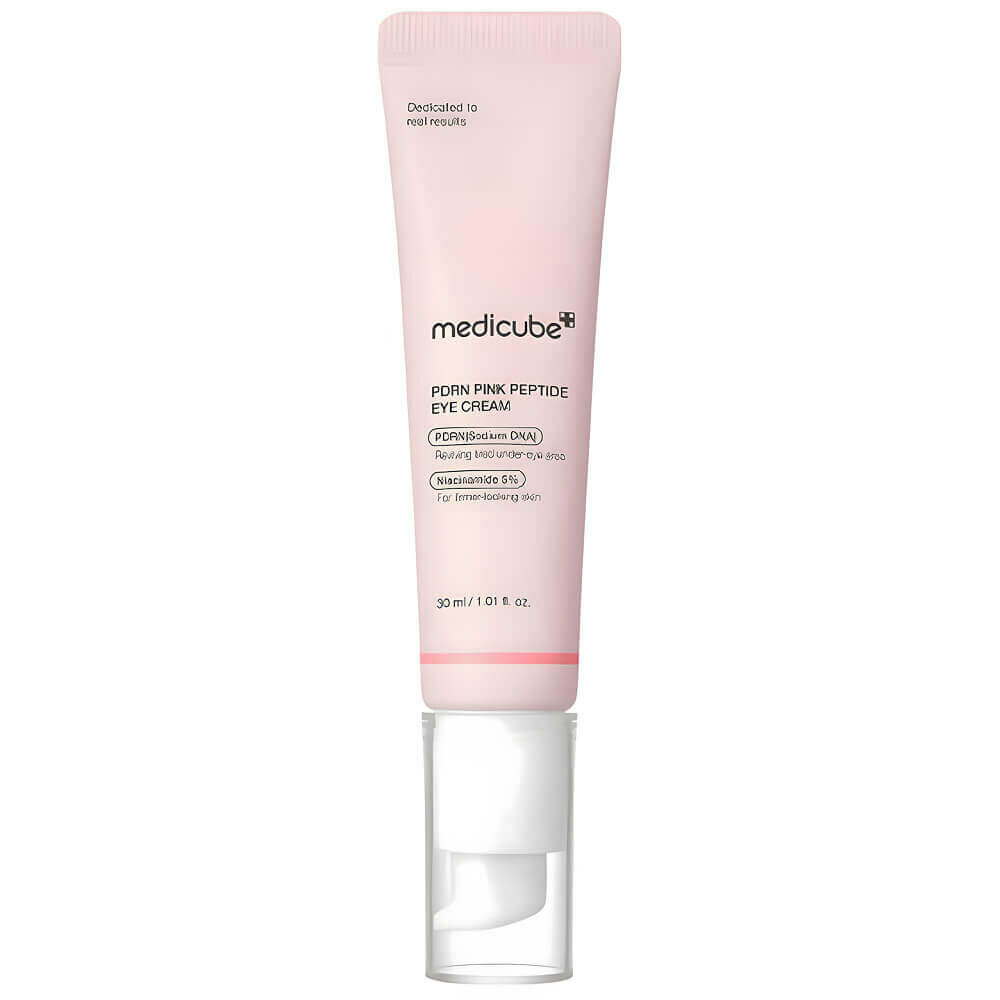 Осветляющий крем для век с пдрн и пептидами Medicube PDRN Pink Peptide Eye Cream 30 мл