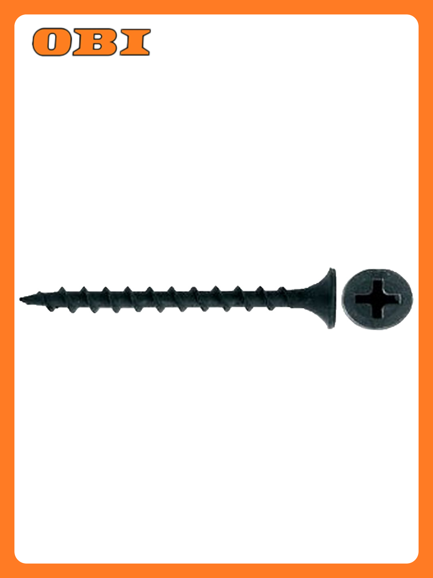 Саморезы PROFFIX, крестообразные, по дереву, 4,2x75 мм, 200 штук, черные