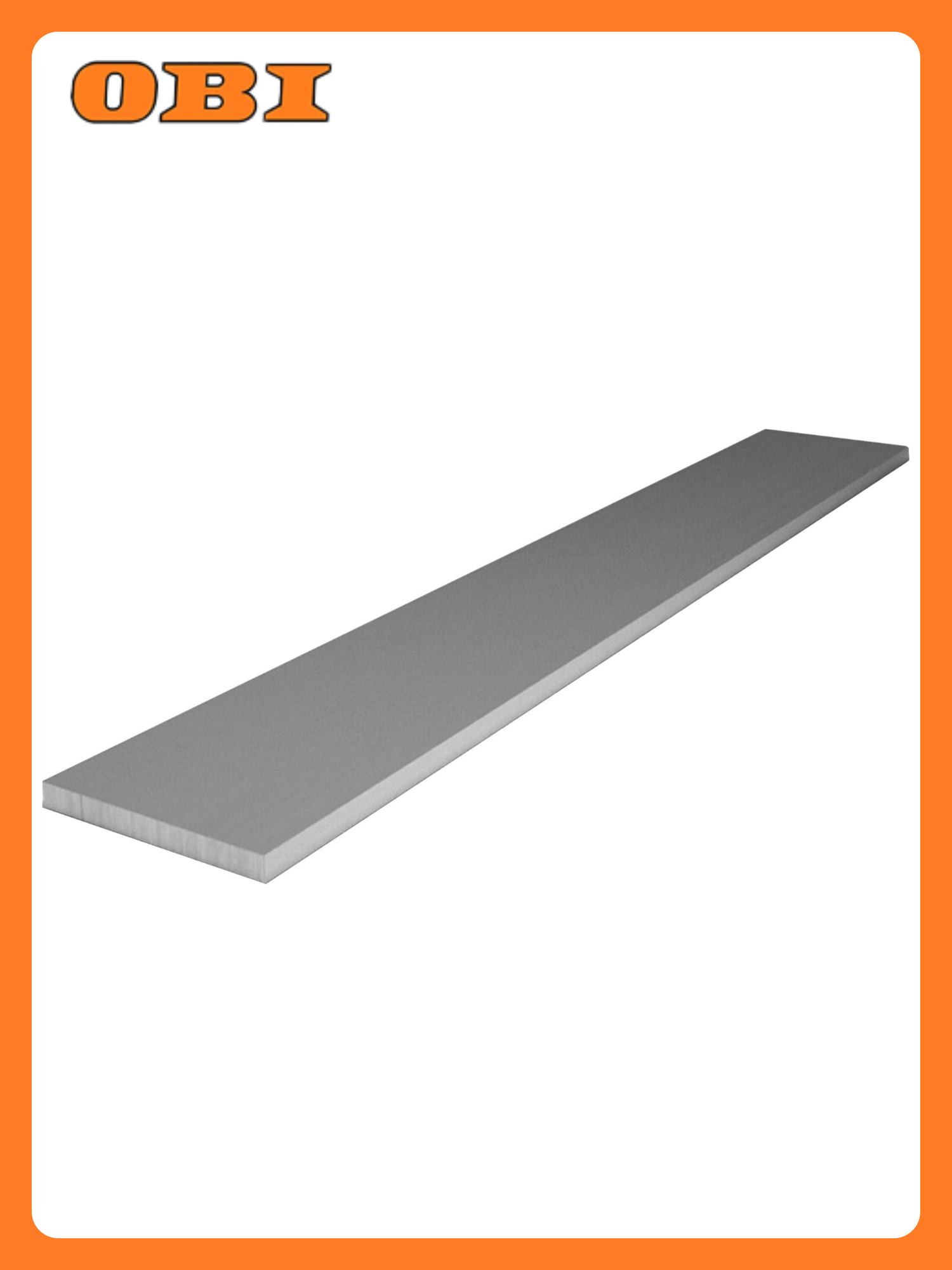 Полоса опорная лука алюминиевая 2000х20х2 мм