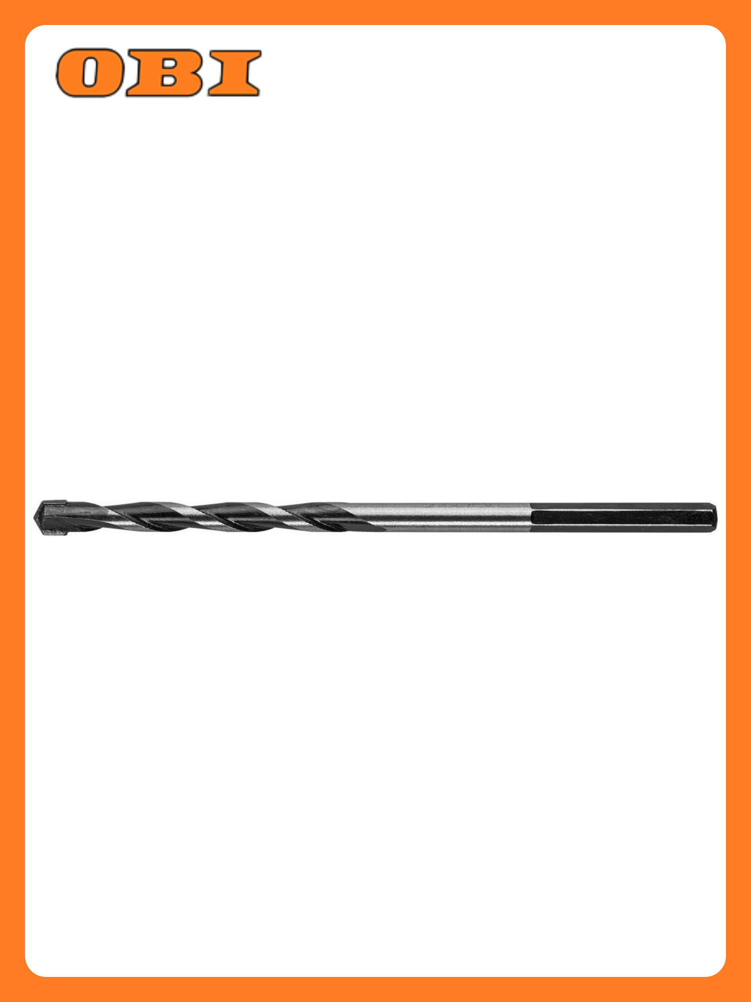 Сверло по бетону ЗУБР 6х100 мм