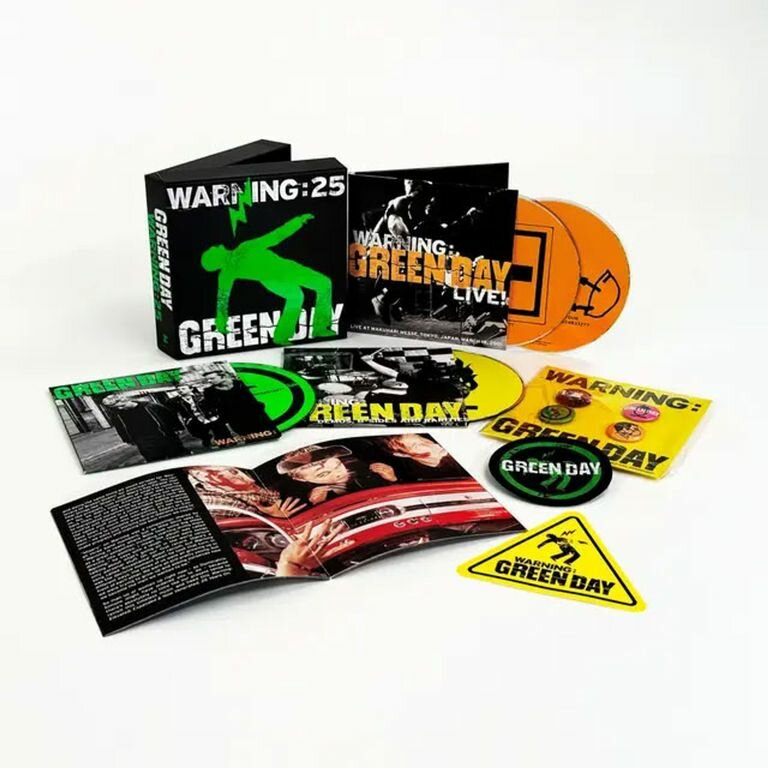 Фирменное издание GREEN DAY - Warning - 25th Anniversary Super Deluxe Edition 4-CD