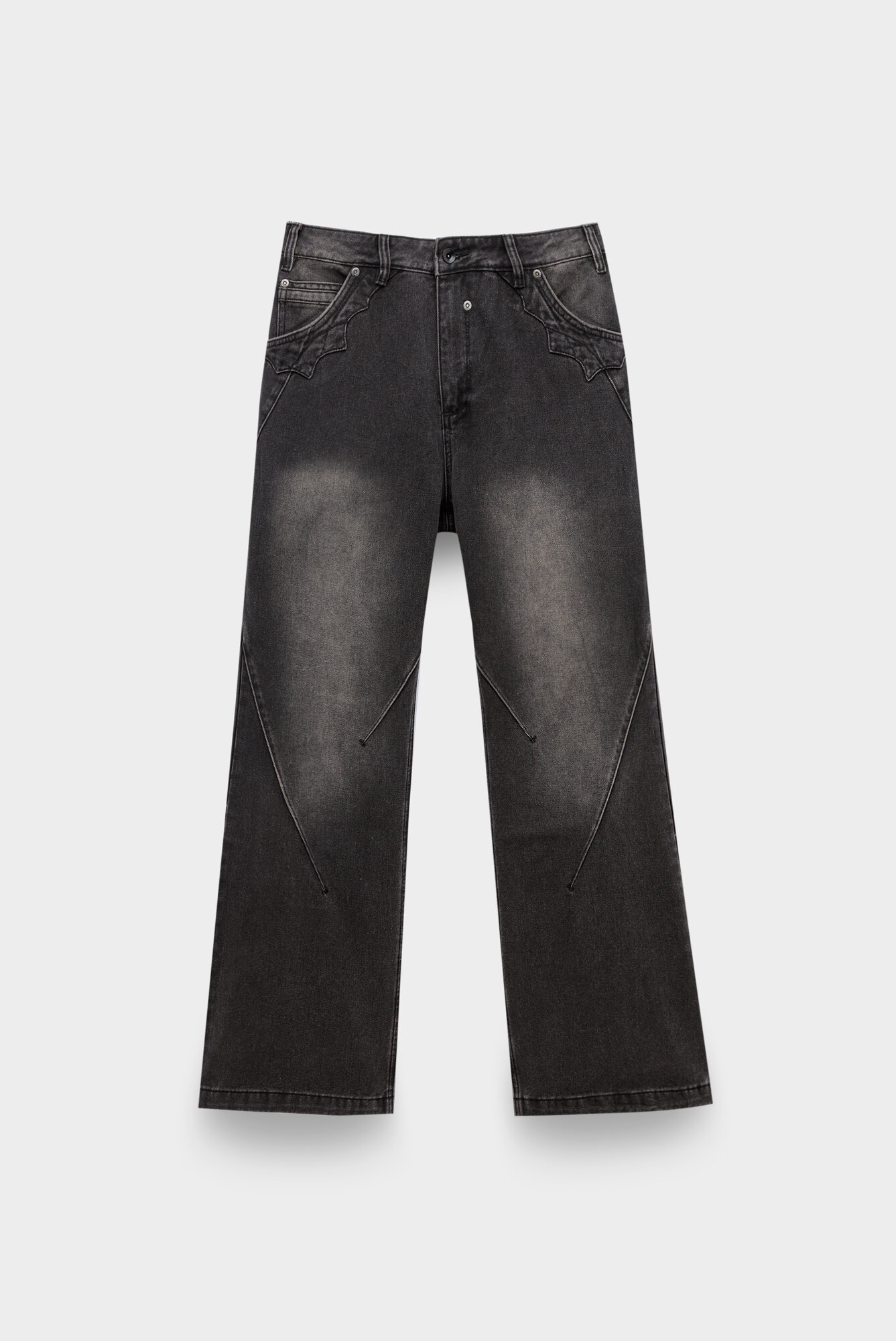 Джинсы широкие 