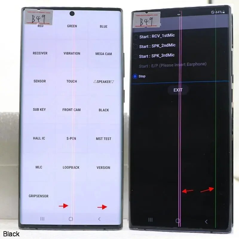 Для Samsung Galaxy Note 20 Ultra ЖК-экран N985F для Samsung Note 20 Ultra 5G N986B Black Frame B49