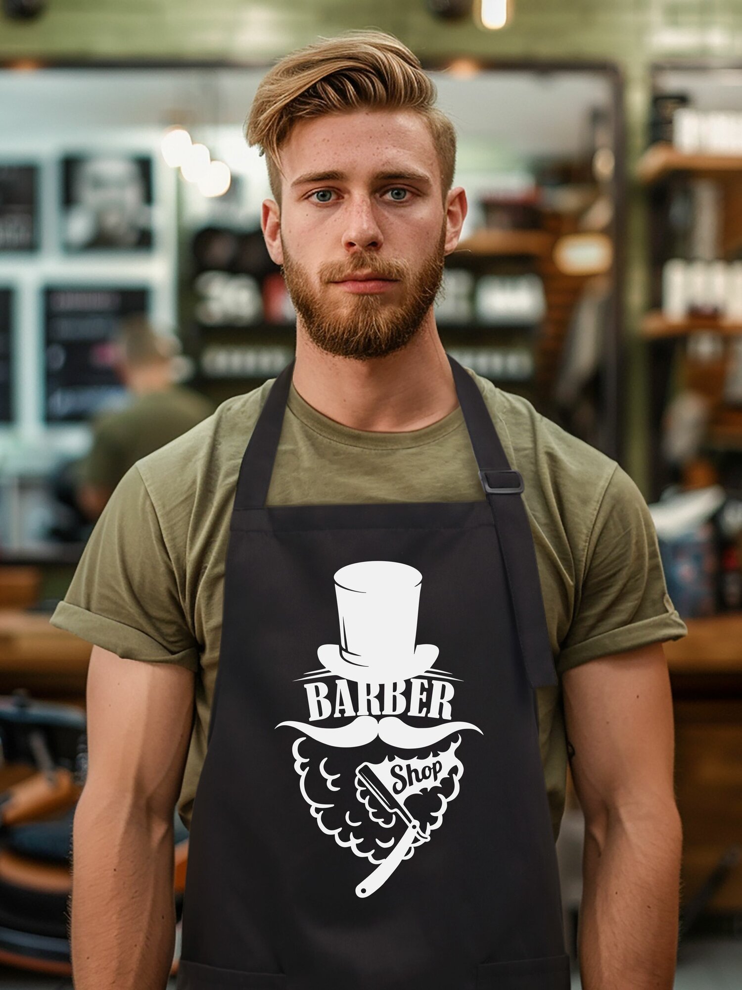 Фартук рабочий для парикмахера / барбера