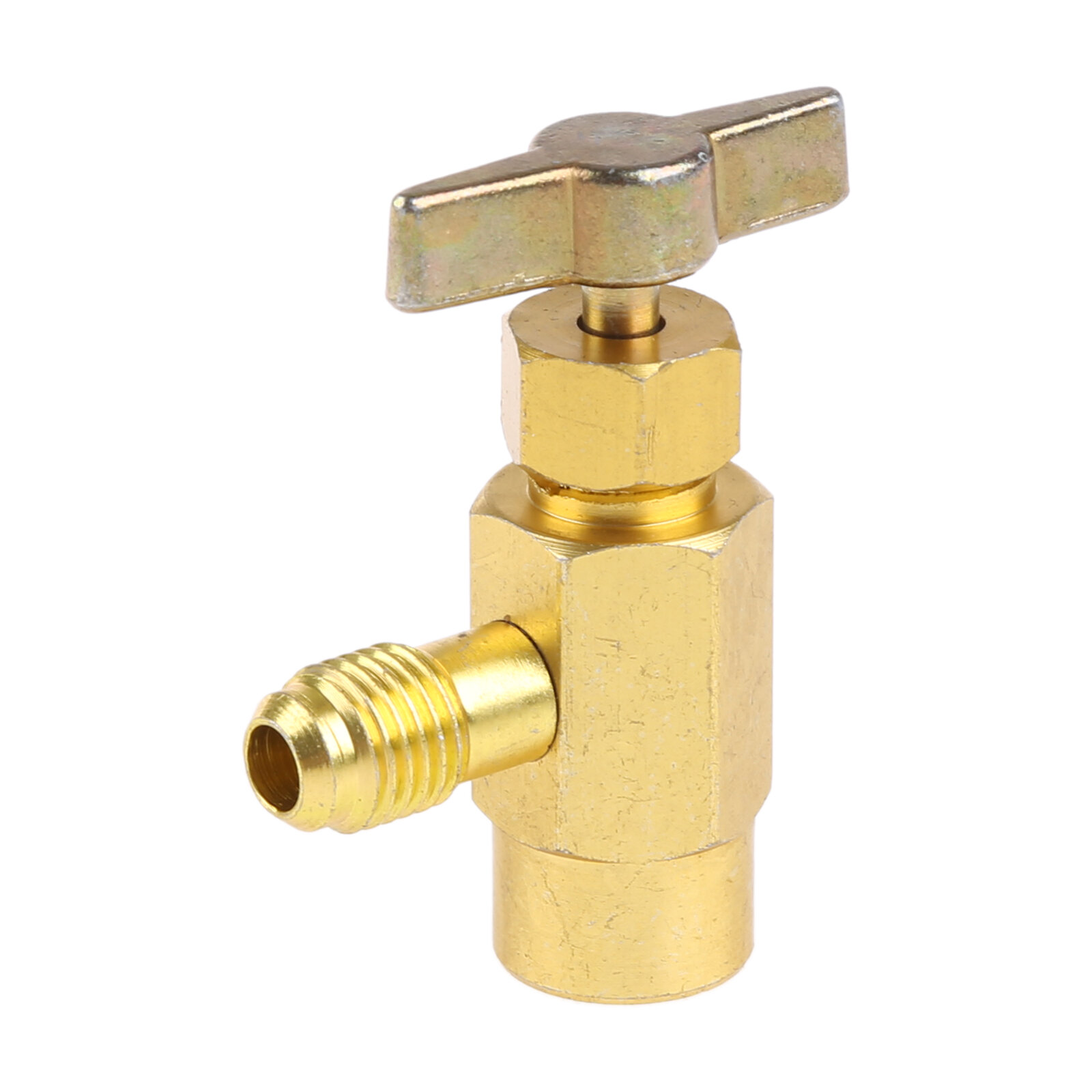 R134A Кран-баллончик для клапана Открывалка для бутылок Инструмент для дозирования хладагента 1/2