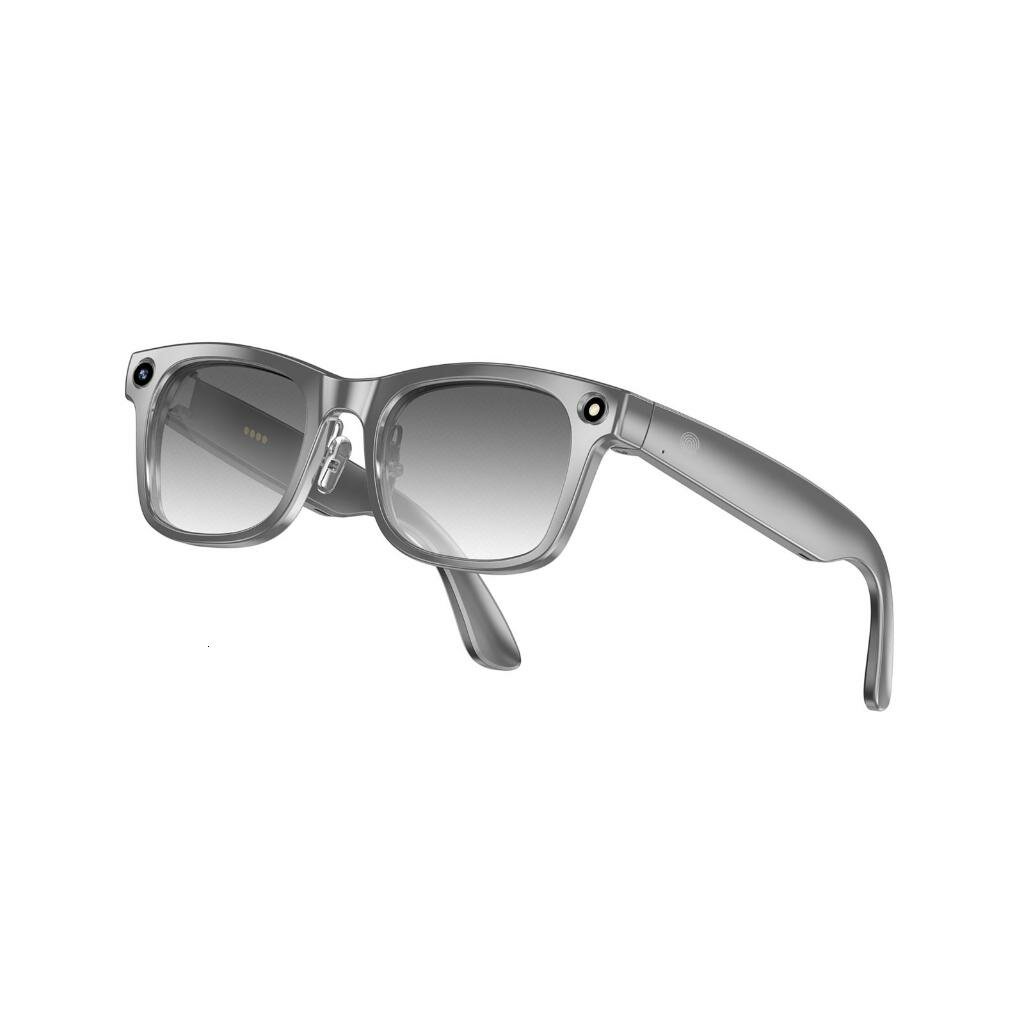 Умные очки с переводчиком и камерой, Серый