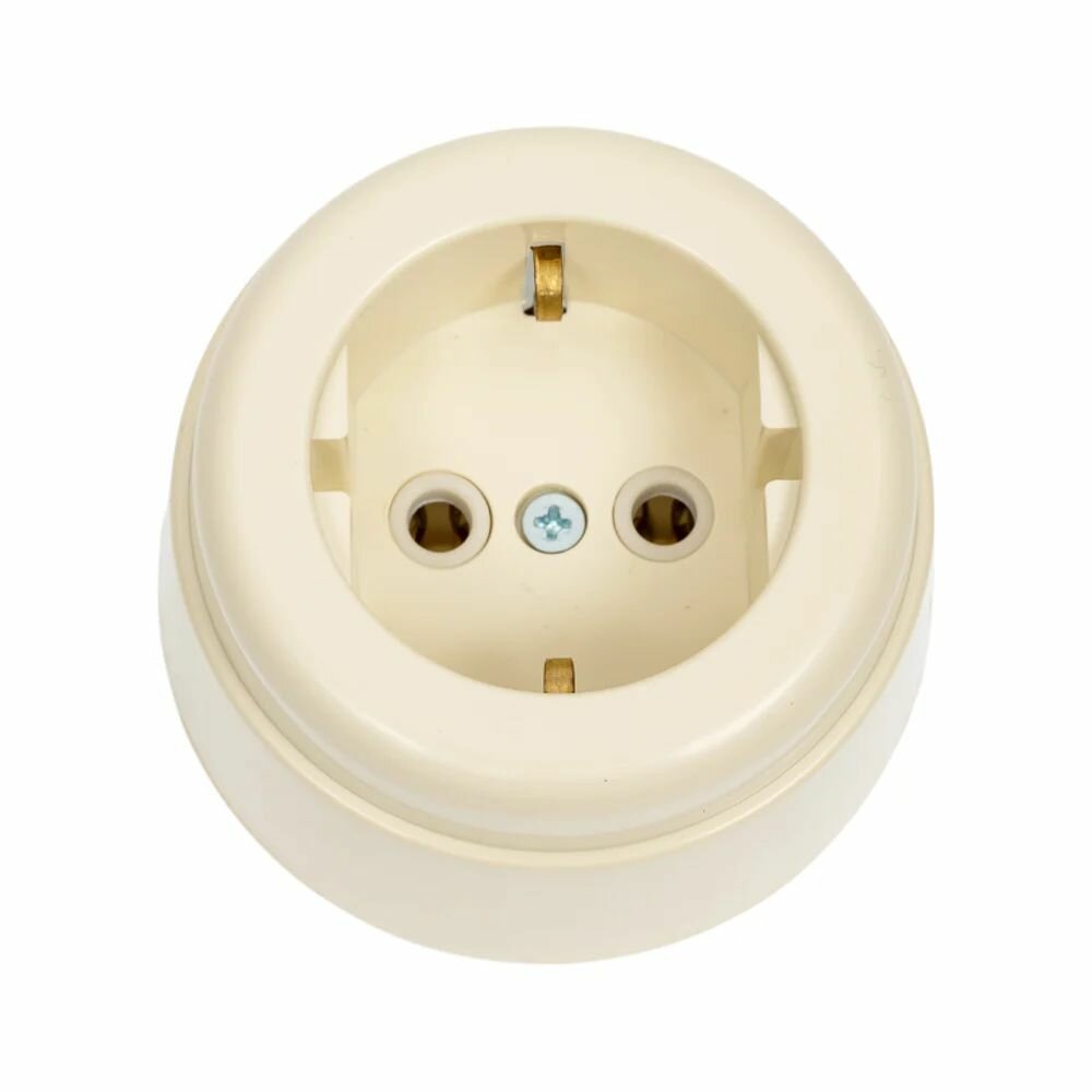 Пластиковая розетка Interior Electric серии "вектор" РБП03