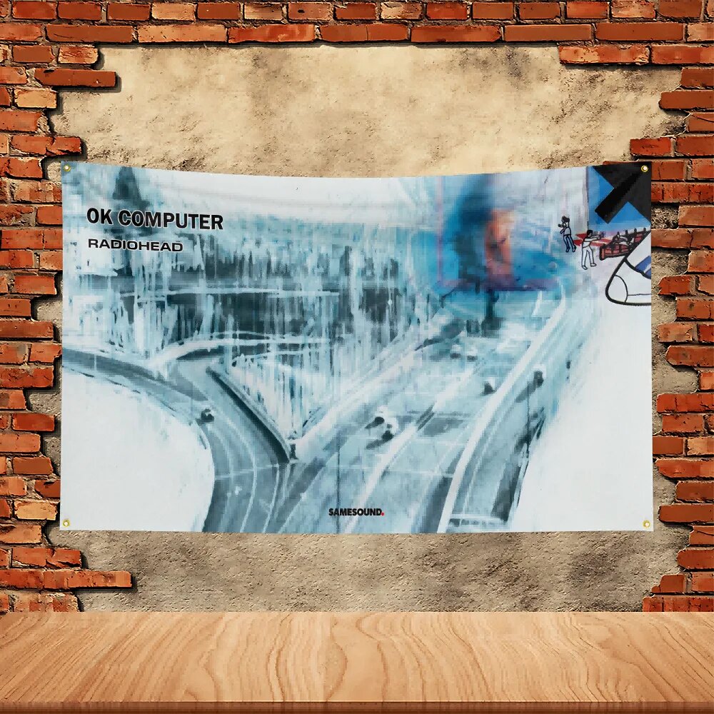 Полиэстер Флаг Радиохед 90x150см 120 x 180cm, ZH12039