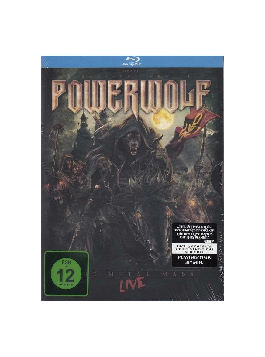 Диск Powerwolf - The Metal Mass (Live) (2 BR)