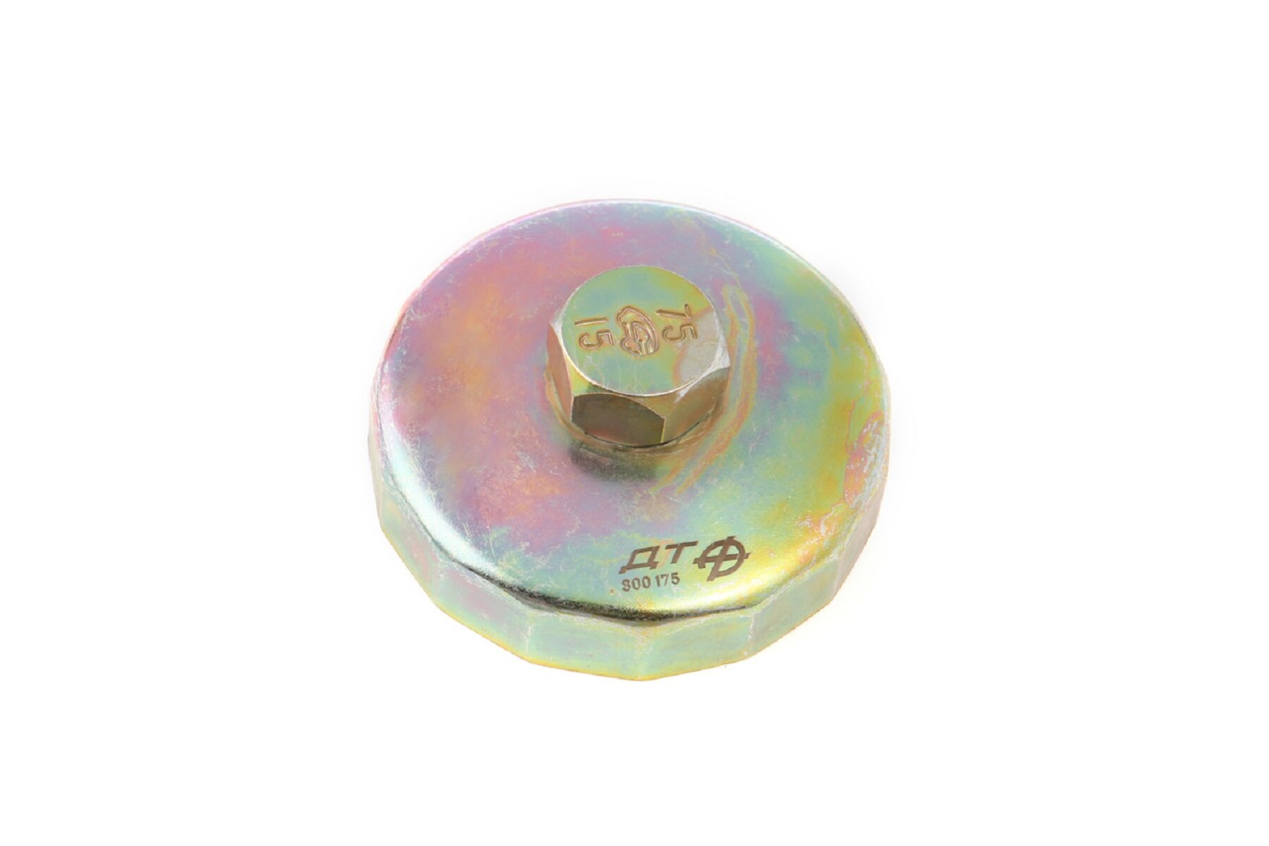 Съёмник масляных фильтров "чашка" 75 мм, 15 граней (113165), Дело Техники, 800175