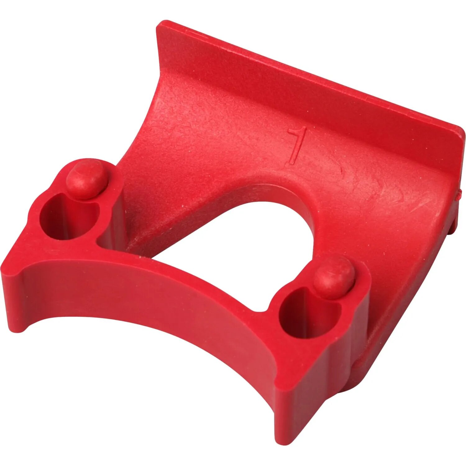 Держатель для инвентаря 22-32(25-35)мм FBK красный 15150-3/00510-2