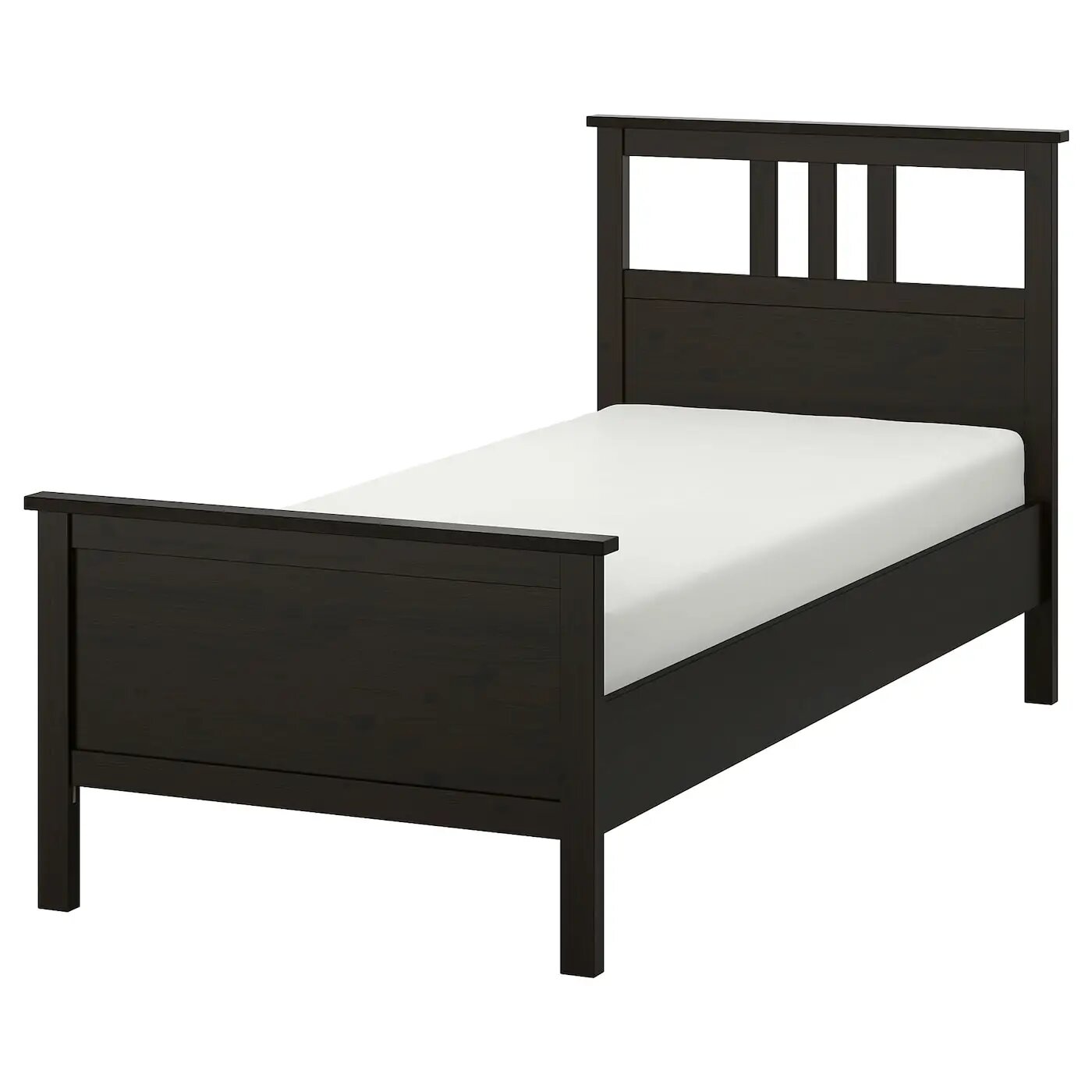 Каркас кровати, черно-коричневый 90×200 СМ IKEA HEMNES хемнэс 303.691.38