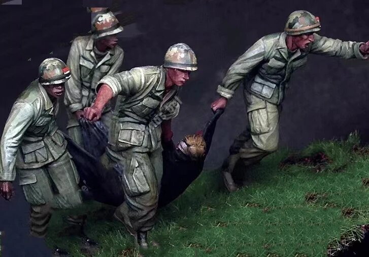 CHUYUN Фигурки солдата 1/35 набор 5 шт.