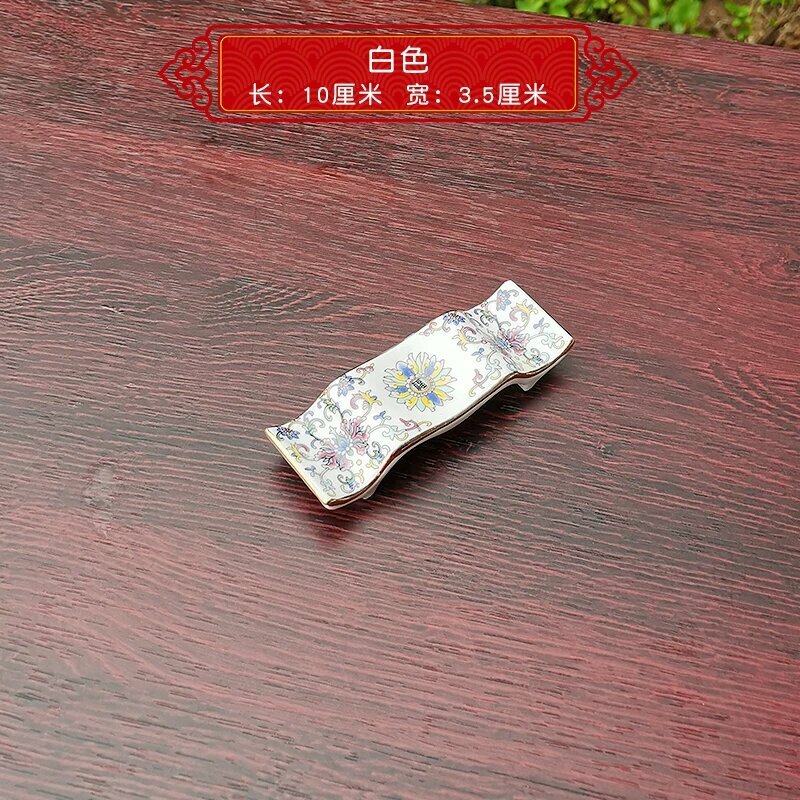 Набор посуды из эмалированного фарфора в китайском стиле: миска и тарелка, домашняя посуда из костяного фарфора