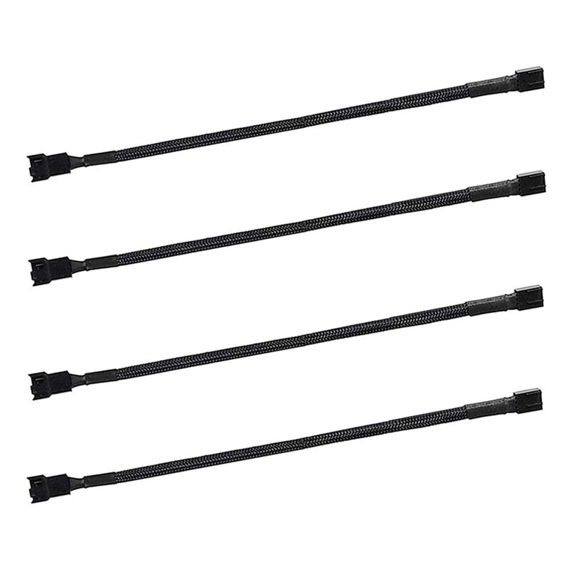 4 шт. 4-контактный PWM вентилятор удлинительный кабель питания разъем корпуса мужчина к женщине удлинительные кабели для Pin/3Pin