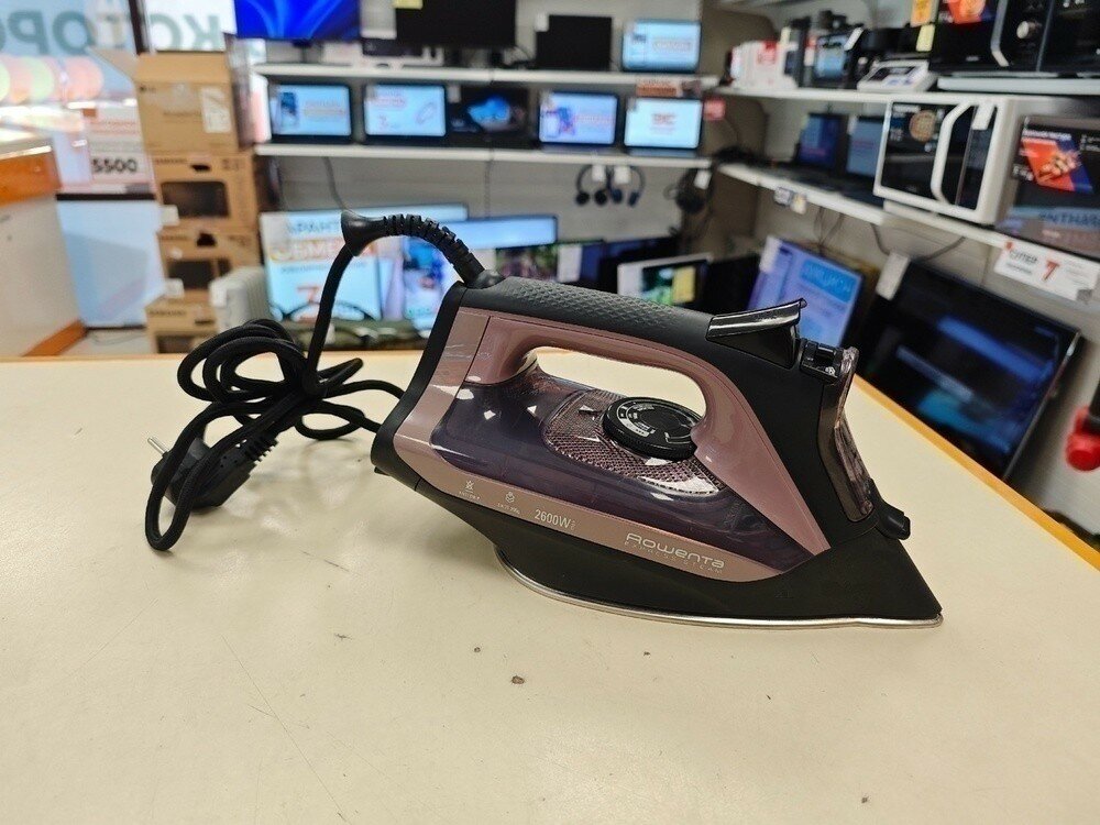 Утюг Rowenta Express Stram DW4345D1, нержавеющая сталь, 2600 Вт Б/У Уценка