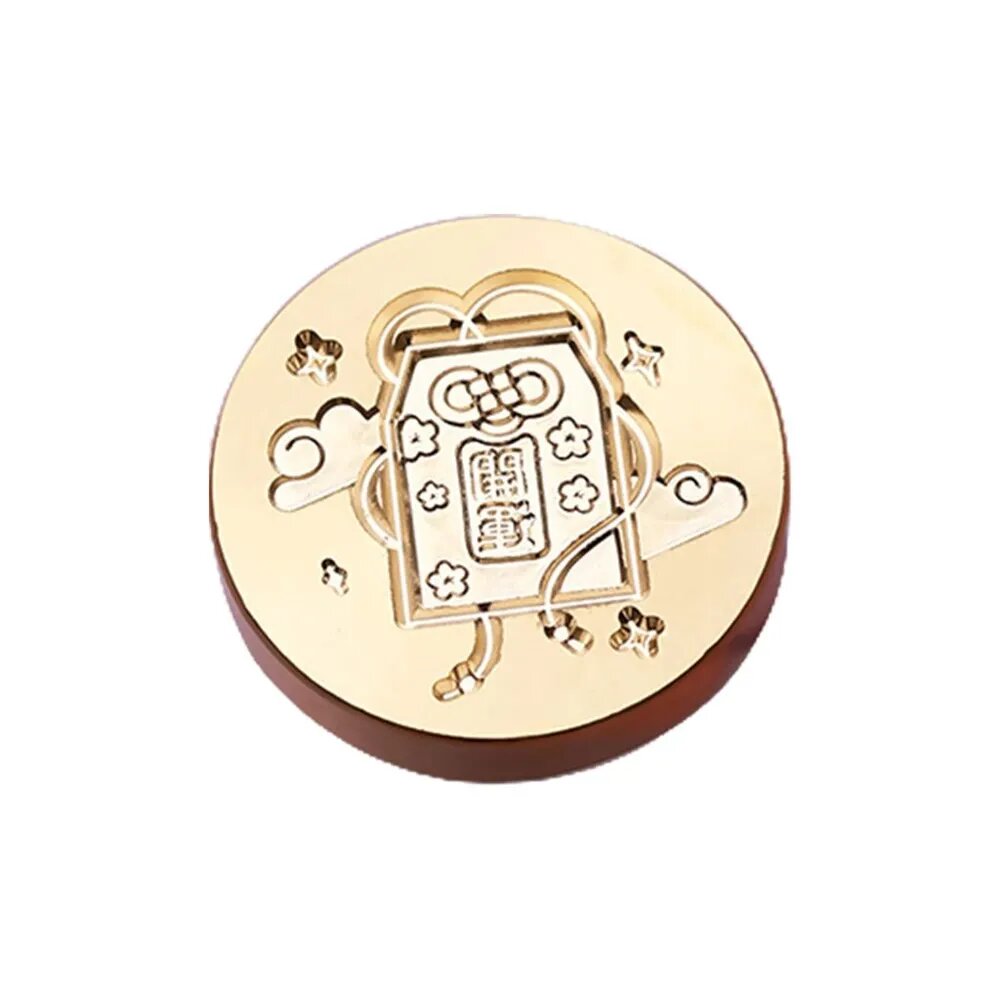 Штамп декоративный, Милые питомцы, милые вещи - серия печатей-лакокрасочных печатей - Мешок удачи, 1 шт