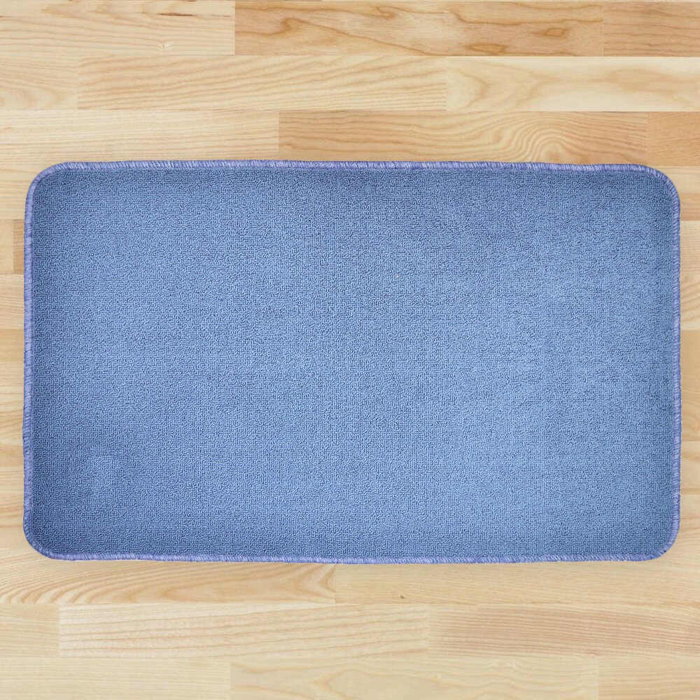 Коврик 50*80см Люксор Люкс Принт ворс 3мм, синий (ассорти) 433683