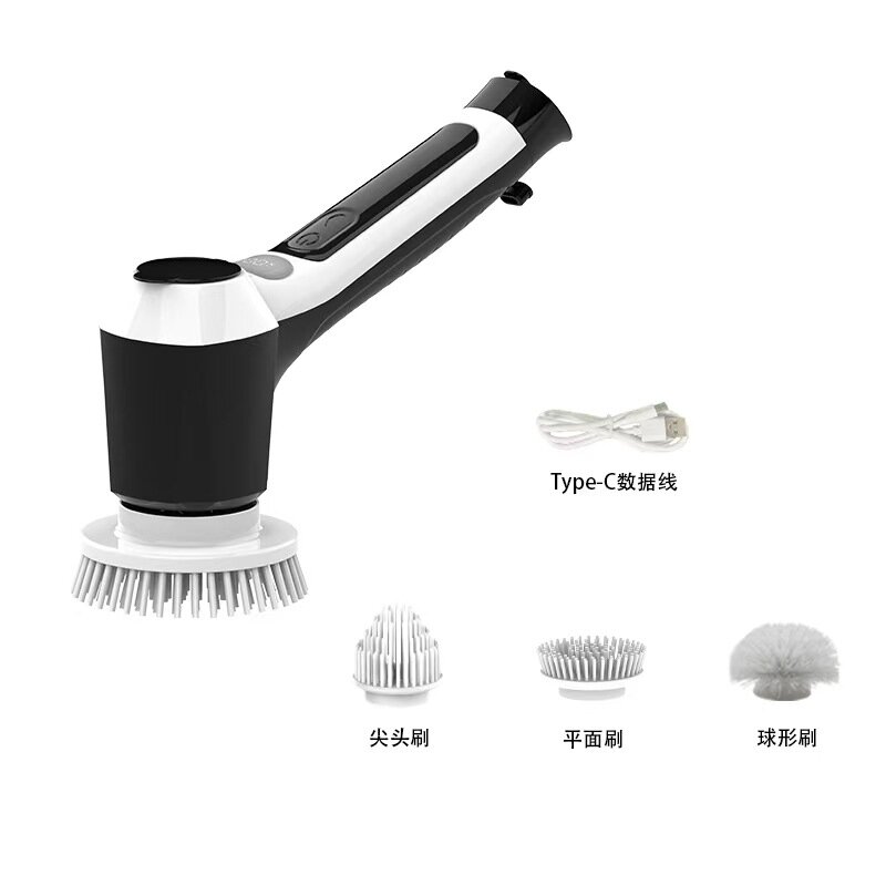 Новинка: 100W мощная электрическая щетка для уборки 7.4V, IPX8 водонепроницаемая, щетка для всей машины, бытовая щетка