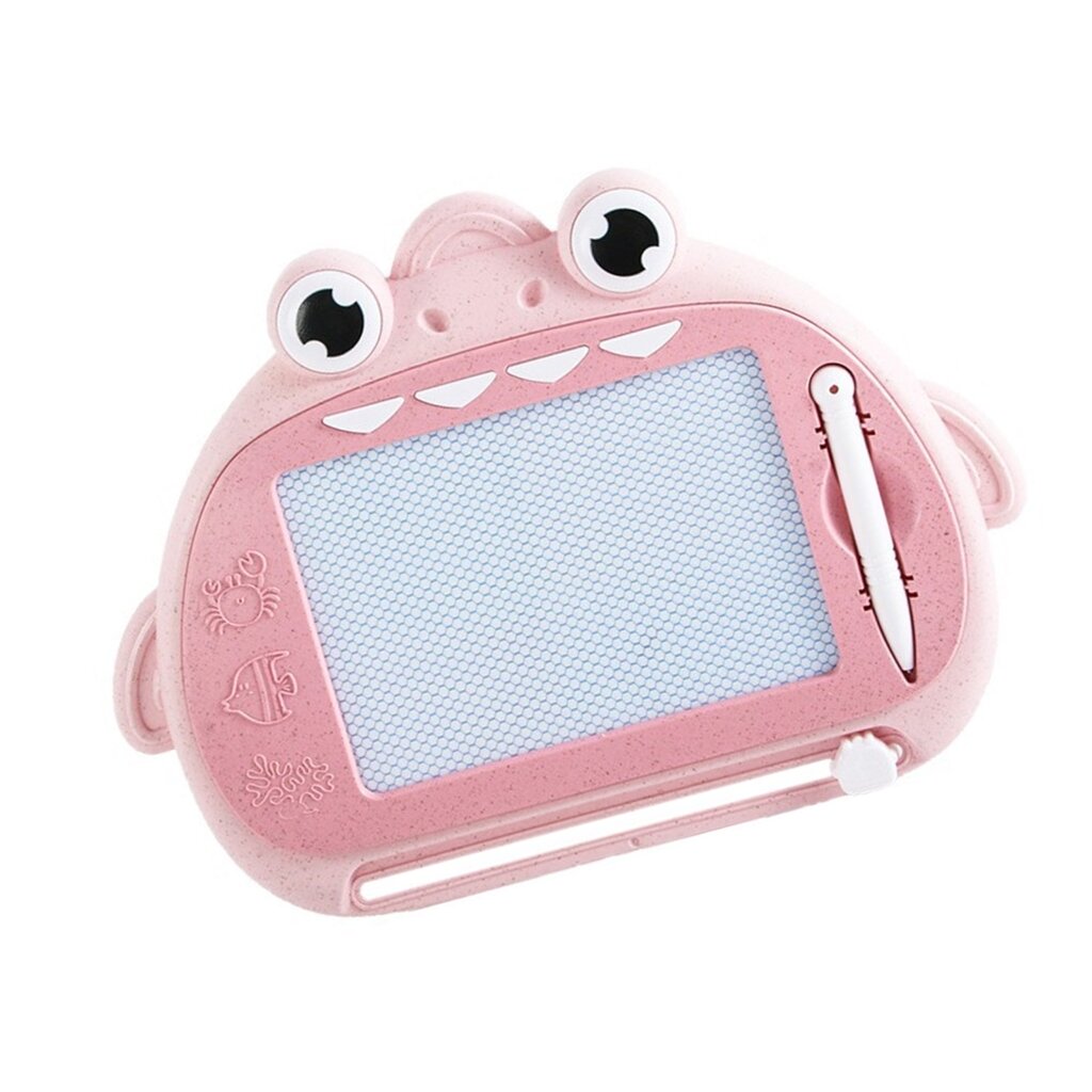 Игрушка,1 коробка игрушек для раннего развития, детская магнитная доска для рисования в виде акулы, цветные граффити, стираемая магнитная доска для письма без печати-розовый