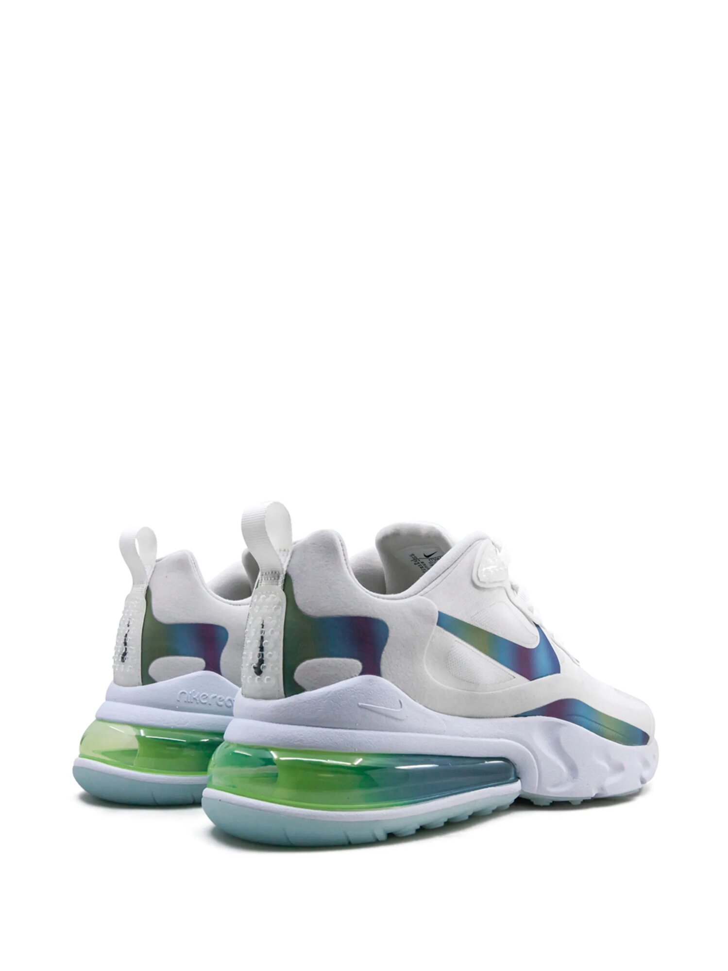 Кроссовки NIKE Air Max 270 React 20, размер 11 US, серебристый — фото 1
