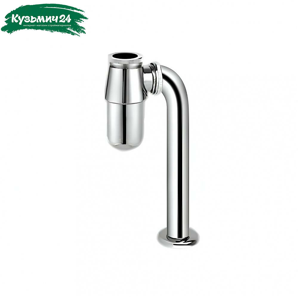 Сифон бутылочный Frap F81 для раковины 32-1 1/4", выход в пол, хром