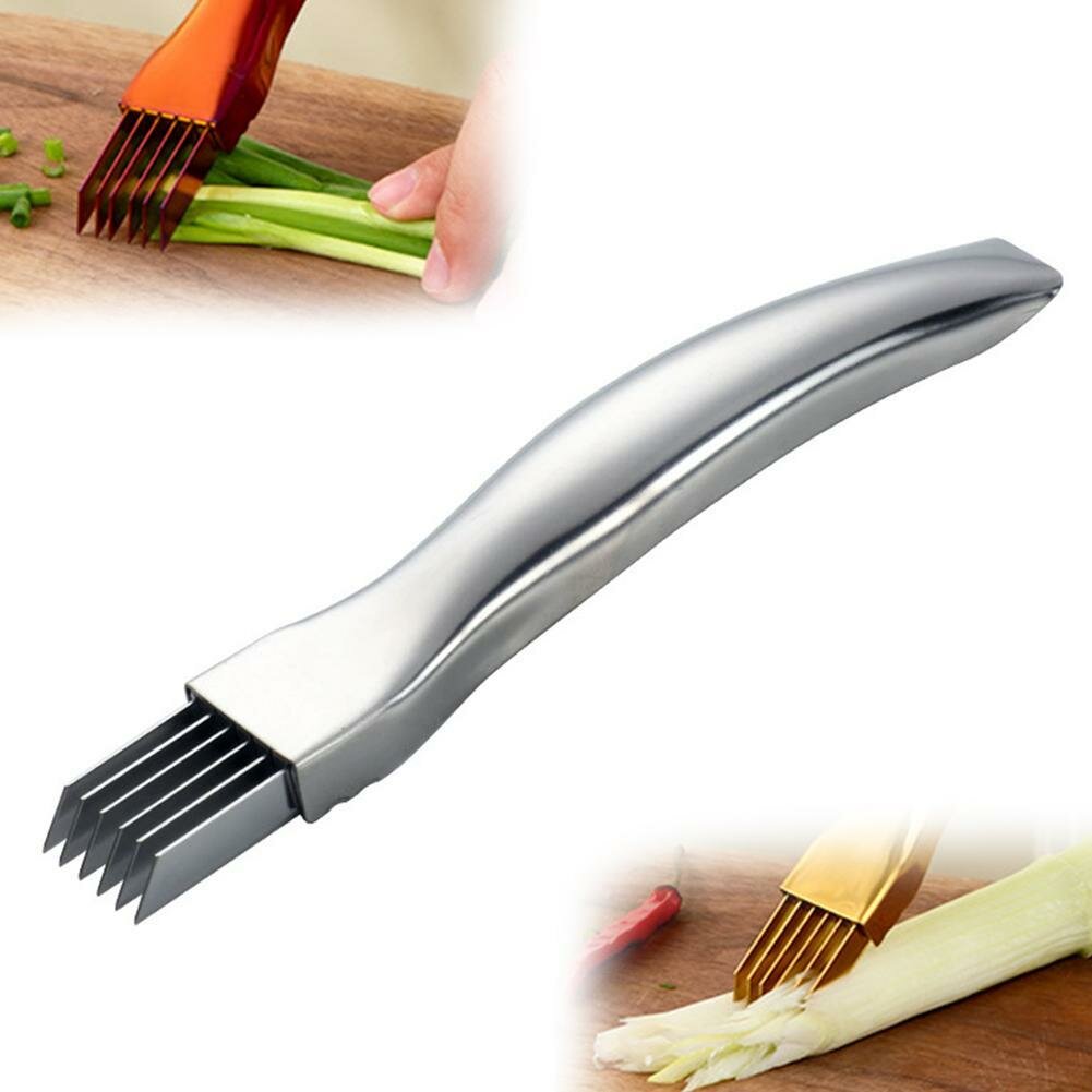 Устройство для нарезки зеленого лука из нержавеющей стали