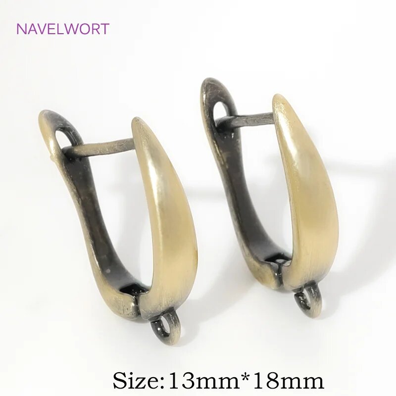 Застежки для сережек Bronze Color 13mm*18mm
