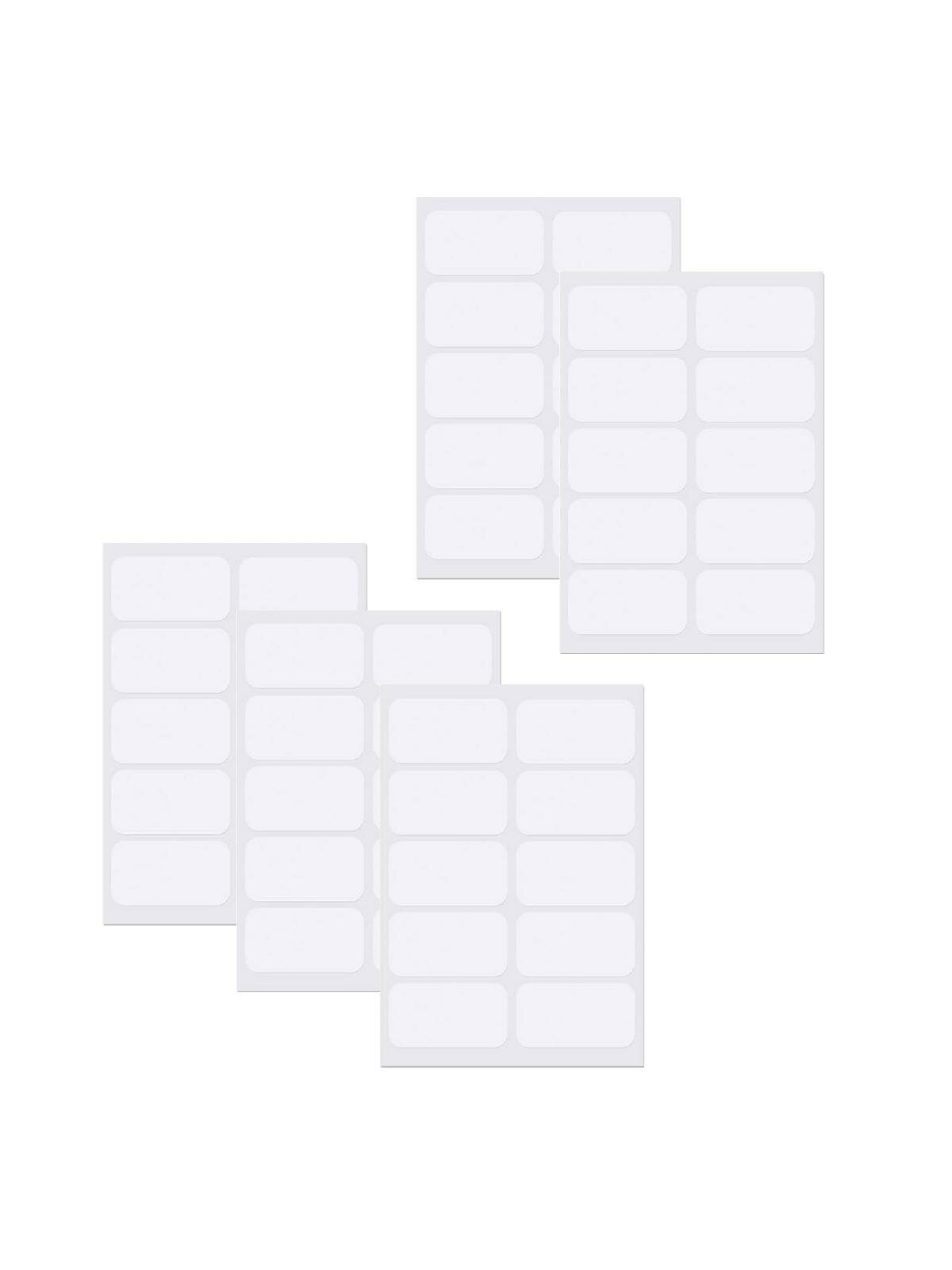 50 настраиваемых наклеек на ткань, этикетки с надписью "Без утюга" для одежды для школ и дома