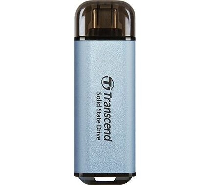 Внешний диск SSD Transcend ESD300 TS2TESD300C, 2ТБ, голубой