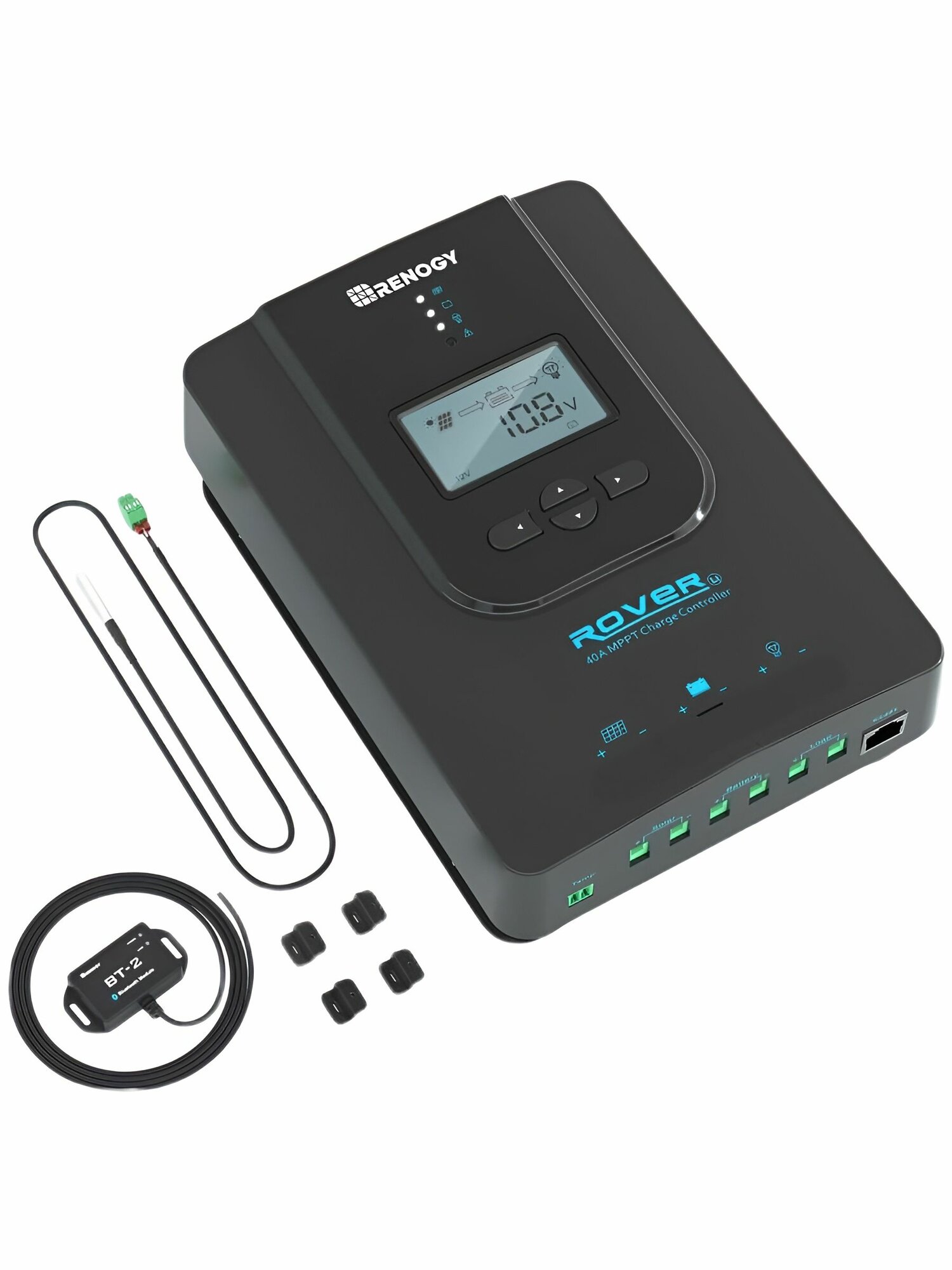 Контроллер заряда Renogy Rover 40A MPPT 12/24В с Bluetooth