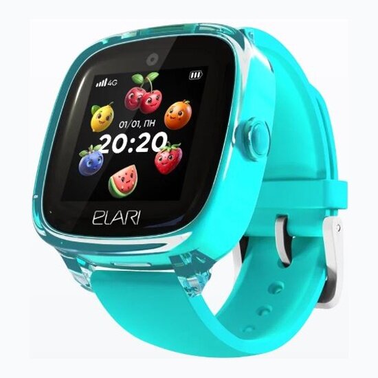 Смарт-часы Elari KidPhone Fresh 4G, 1.4", зеленый