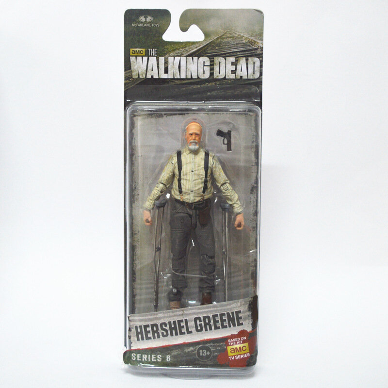 Макфарлейн Ходячие мертвецы 5-дюймовый вице-король Зомби Авраам 7 дополнительных моделей кукол