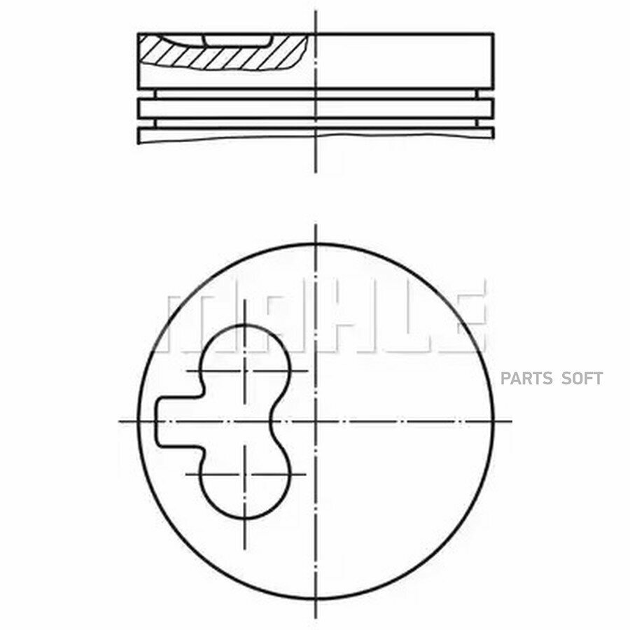 MAHLE 039 24 02 Поршень