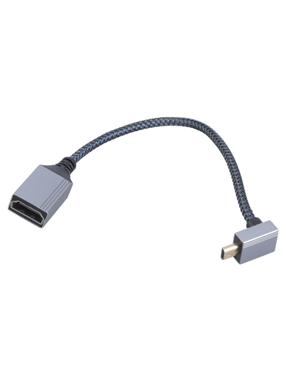 Гибкий видеокабель 4K60Hz с удлинителем от 6x2.3mm до 14x4.5mm 3840x2160P