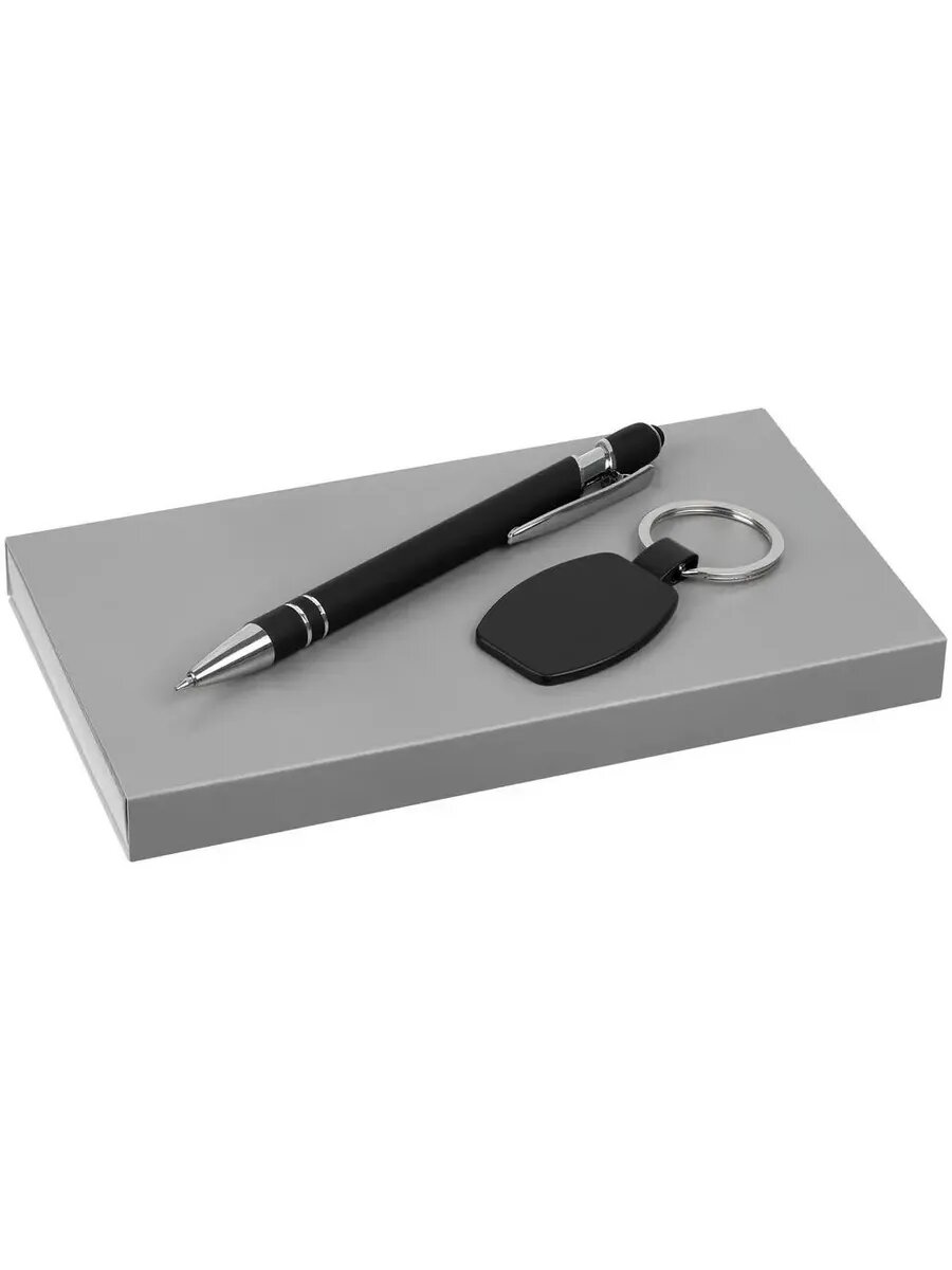 Деловой набор с гравировкой и хромированными акцентами