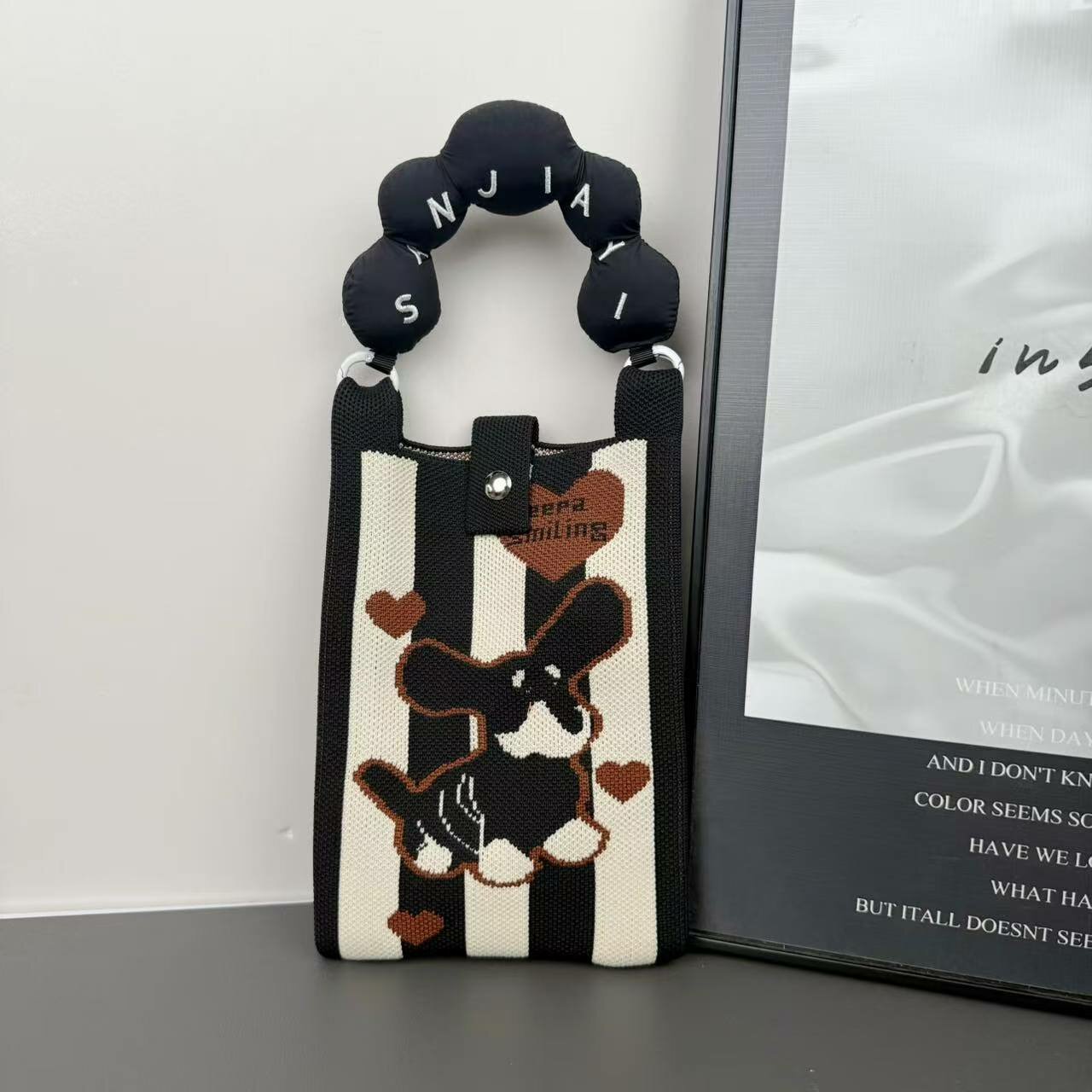 Новая сумка через плечо для женщин, вязаная монетница, модная и универсальная, стильная сумка через плечо для поездок и покупок